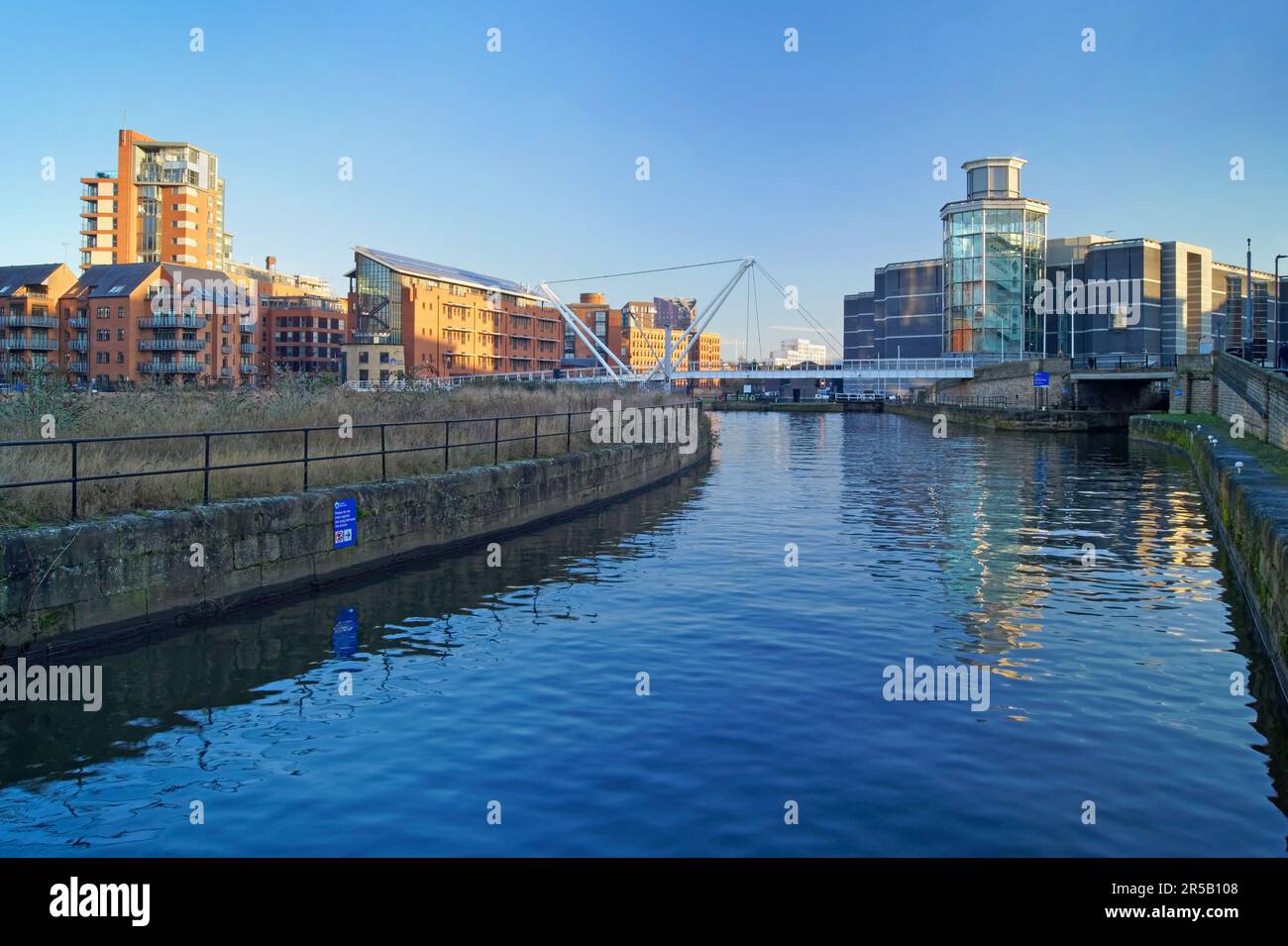 UK, West Yorkshire, Leeds, Royal Armouries Museum, Leeds Dock, Aire and ...