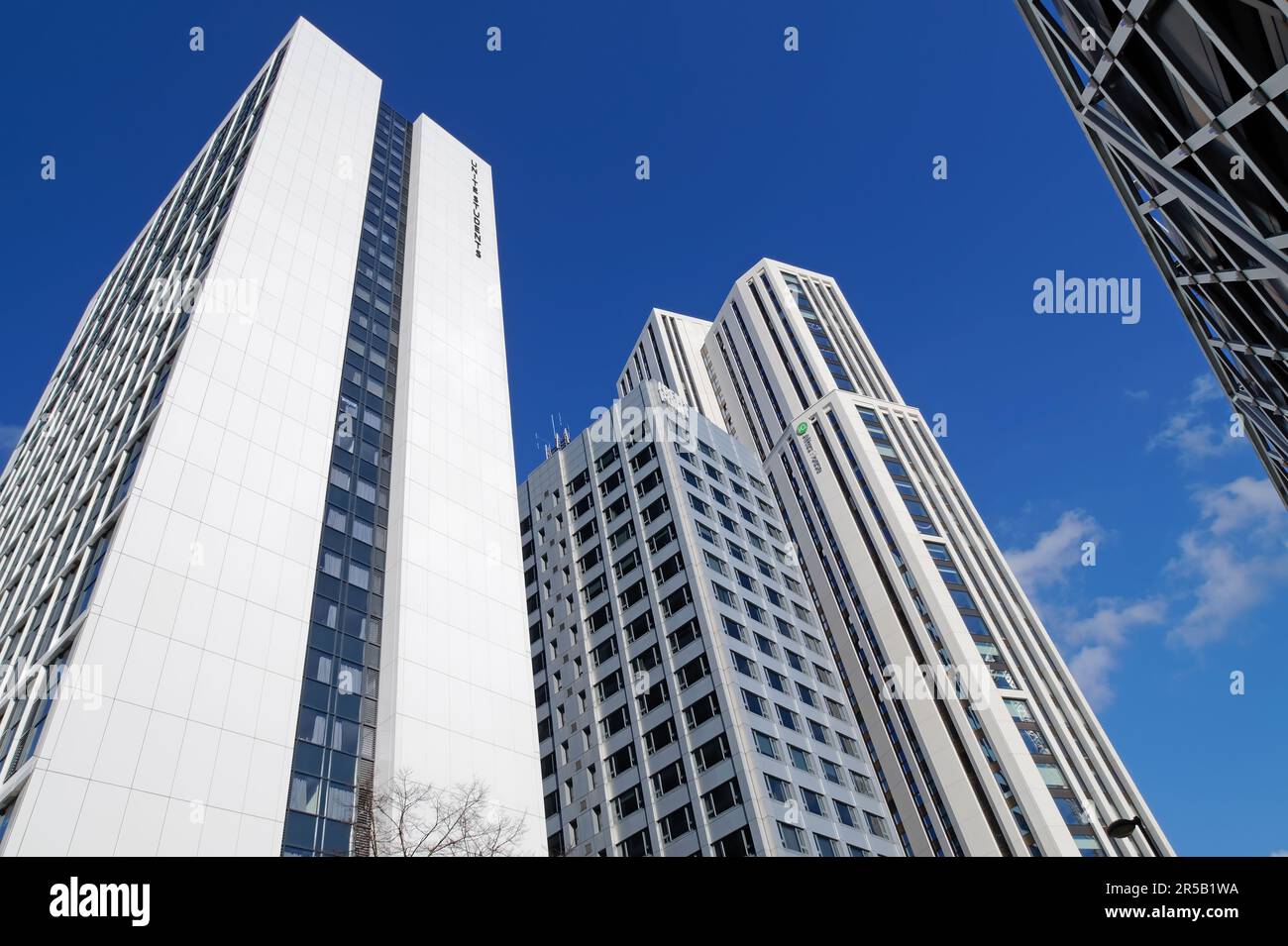 UK, West Yorkshire, Leeds, City Centre Skyscrapers on Merrion Way Stock ...