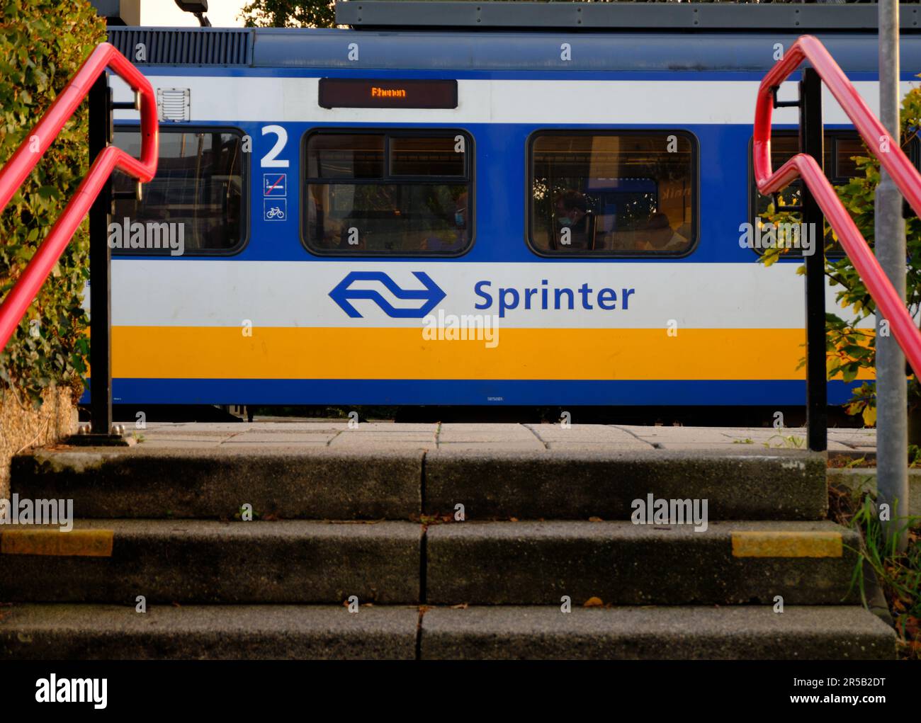 Bunnik, The Netherlands - October 10, 2021: Dutch Railway (Dutch ...