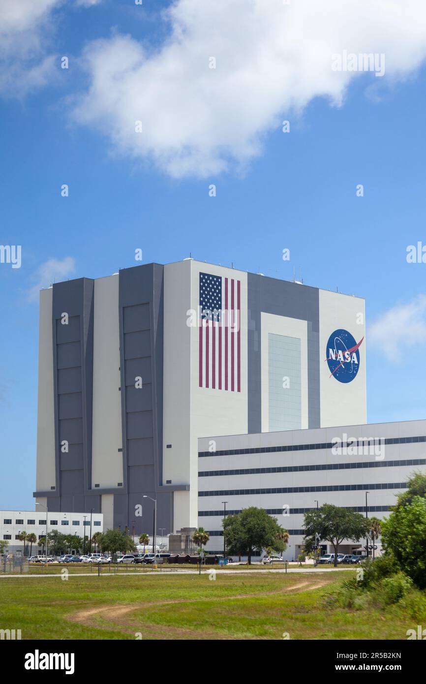 Orlando, USA - July 25, 2010: The Vehicle Assembly Building at NASA, Kennedy Space Center in ...