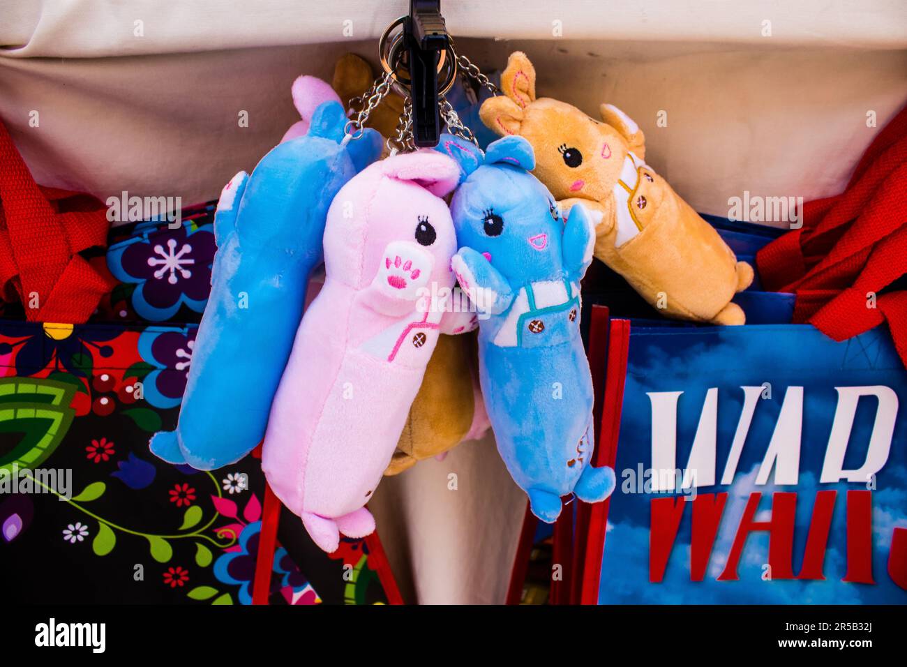 Warsaw, Poland - May 28, 2023 Decorative objects and various gift sold ...