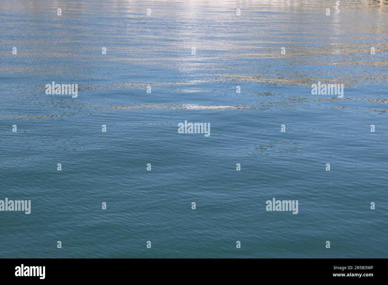 A Picture taken of a water-body of the earth. It's so clean, blue ...