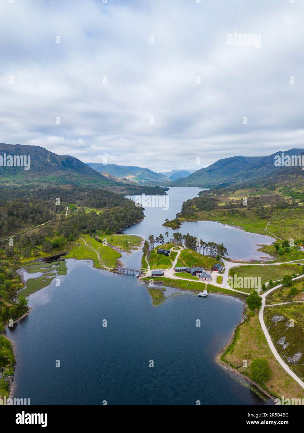 Aerial view of glen affric hi-res stock photography and images - Alamy