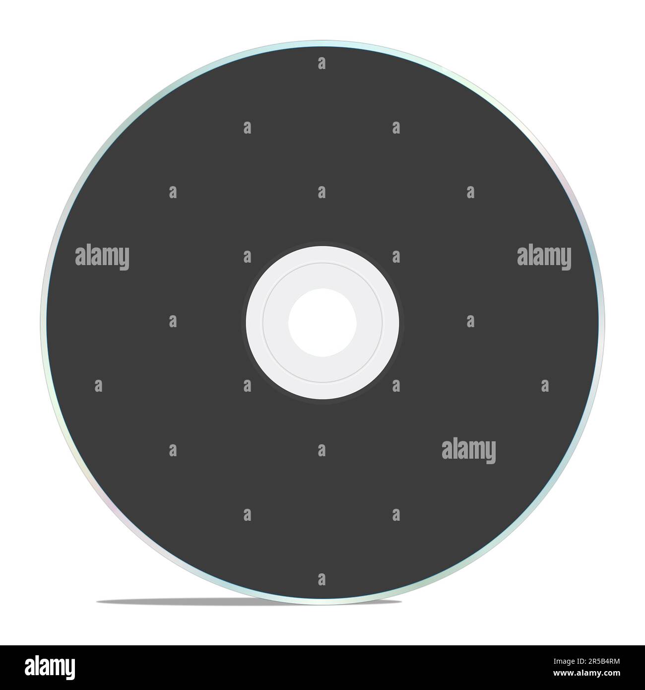 CD or DVD blank template black for presentation layouts and design. 3D ...