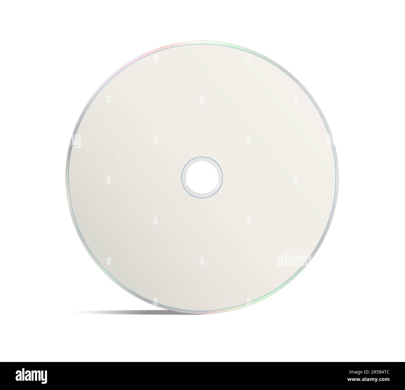CD or DVD blank template white for presentation layouts and design. 3D ...