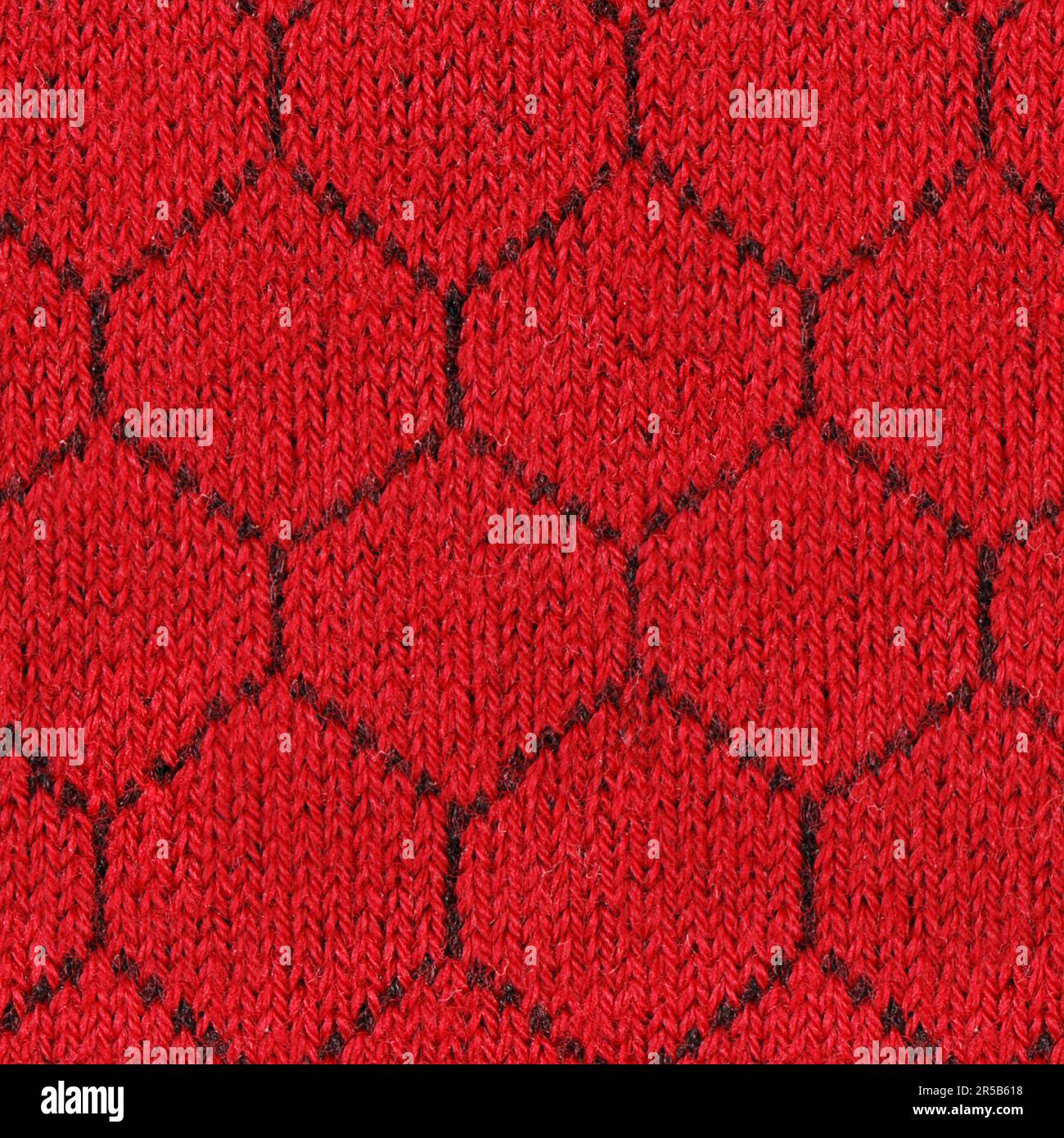 Seamless fabric background. Close-up of red texture fabric cloth ...