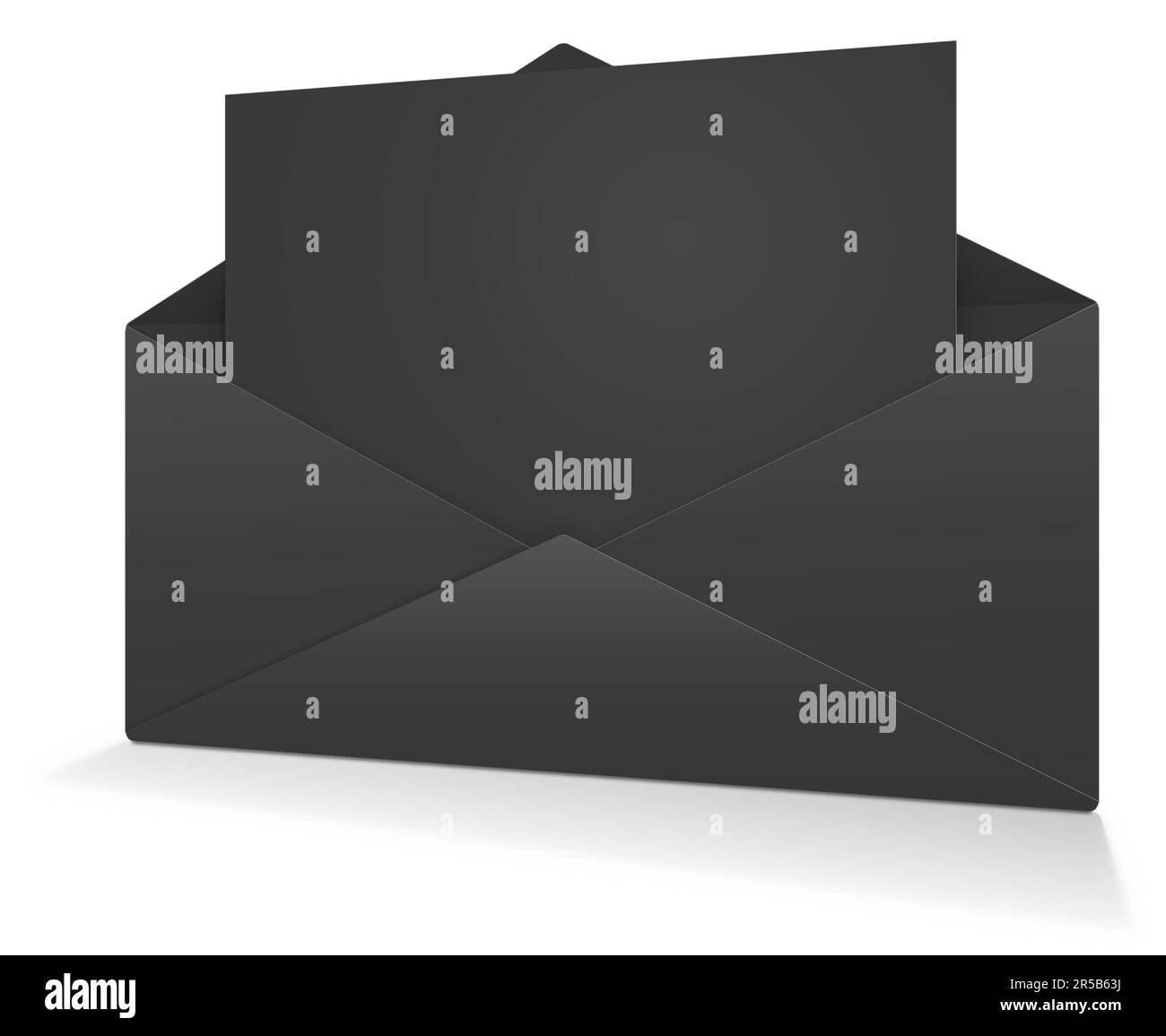 Postal envelope blank template color for presentation layouts and ...