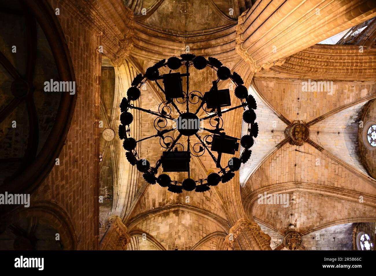 Intricate brilliance, suspended splendor, illuminating divine reverence ...