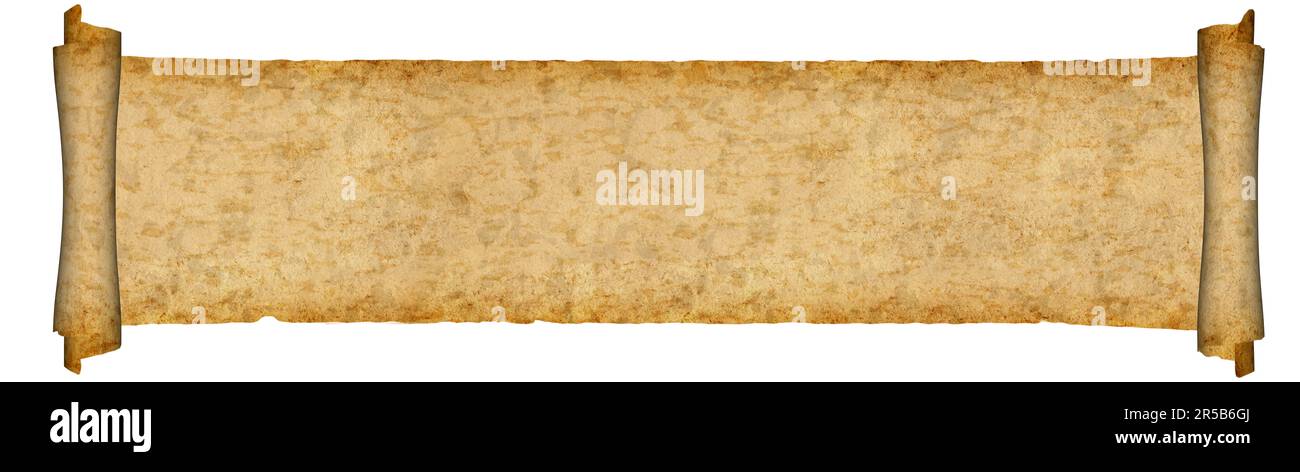 Abstract paper rolls of old, weathered grunge paper with plenty of ...