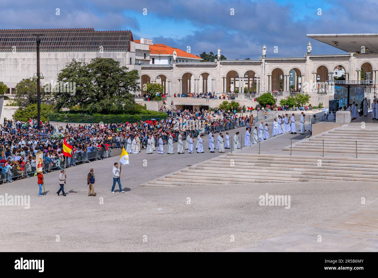 Fatima, Portugal - April 30, 2023: Church ceremonies related to the ...
