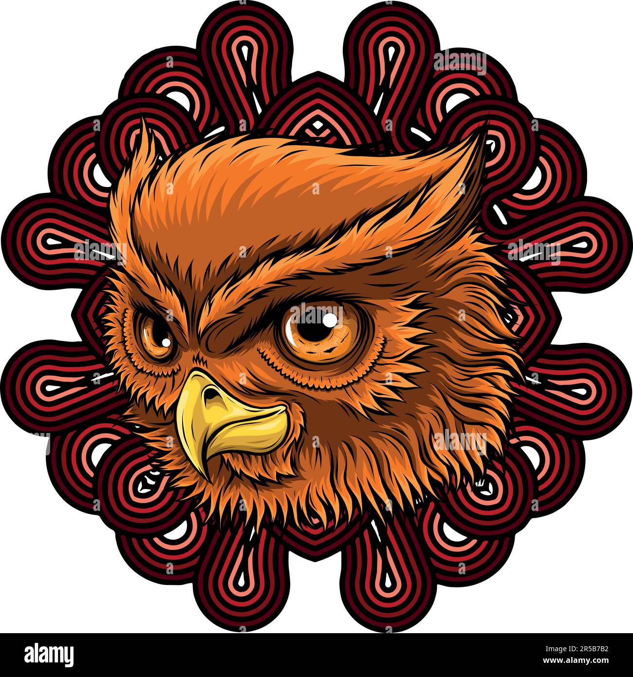 Owl by its hole Stock Vector Images - Alamy