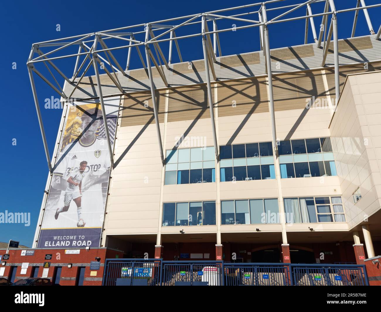 UK, West Yorkshire, Leeds, Elland Road Stadium the home of Leeds United ...