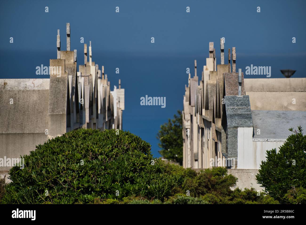 Marine cemetery in Bonifacio Stock Photo - Alamy