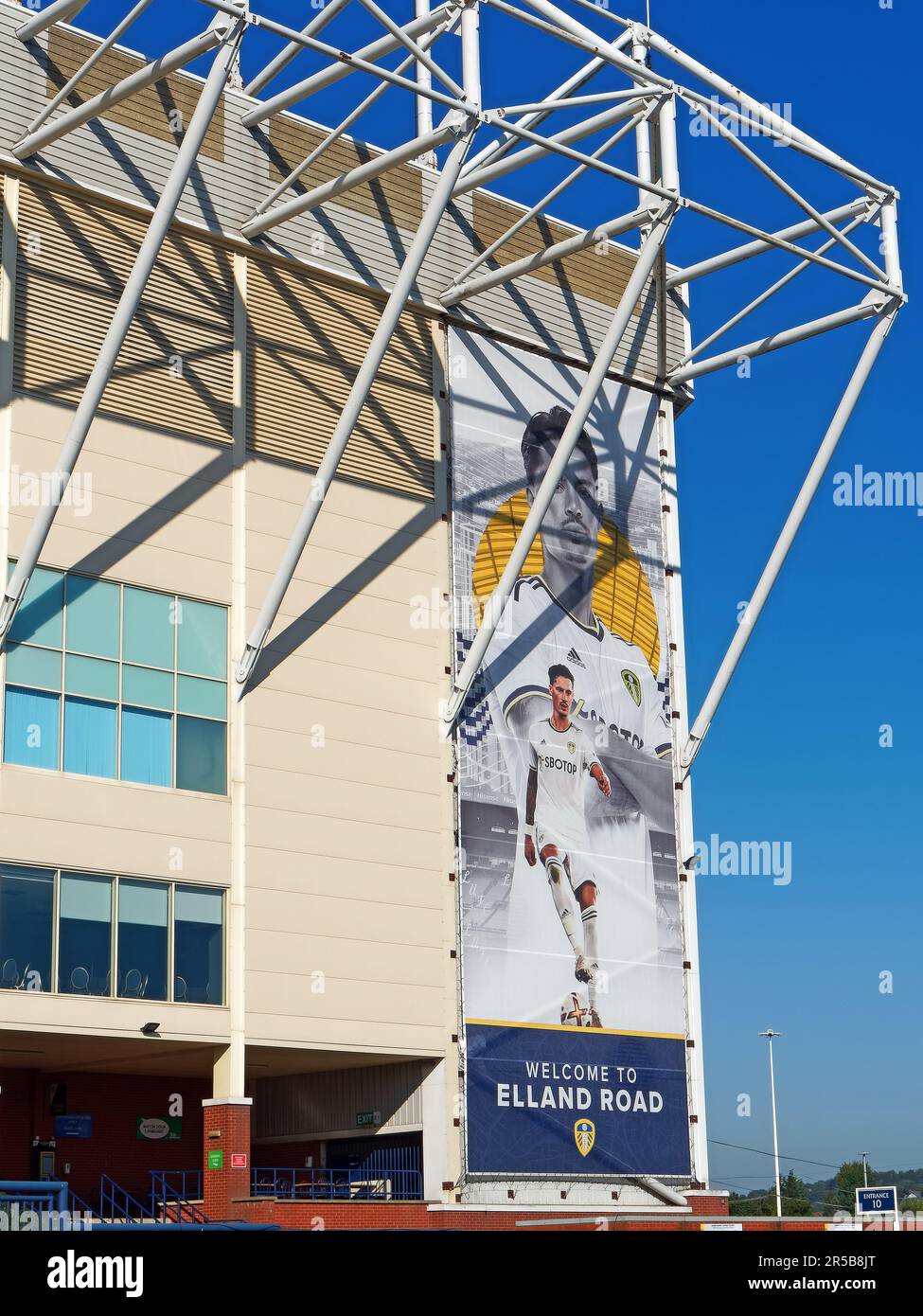 UK, West Yorkshire, Leeds, Elland Road Stadium the home of Leeds United ...