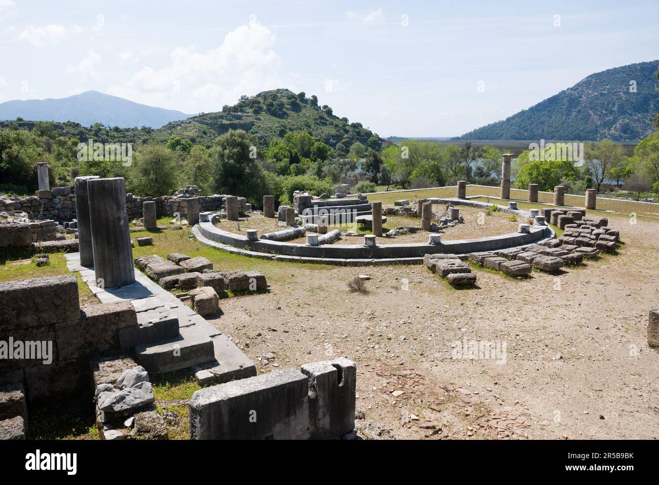 Kaunos (ancient city ruins, rock tombs), Dalyan, Muğla Province, Turkey ...