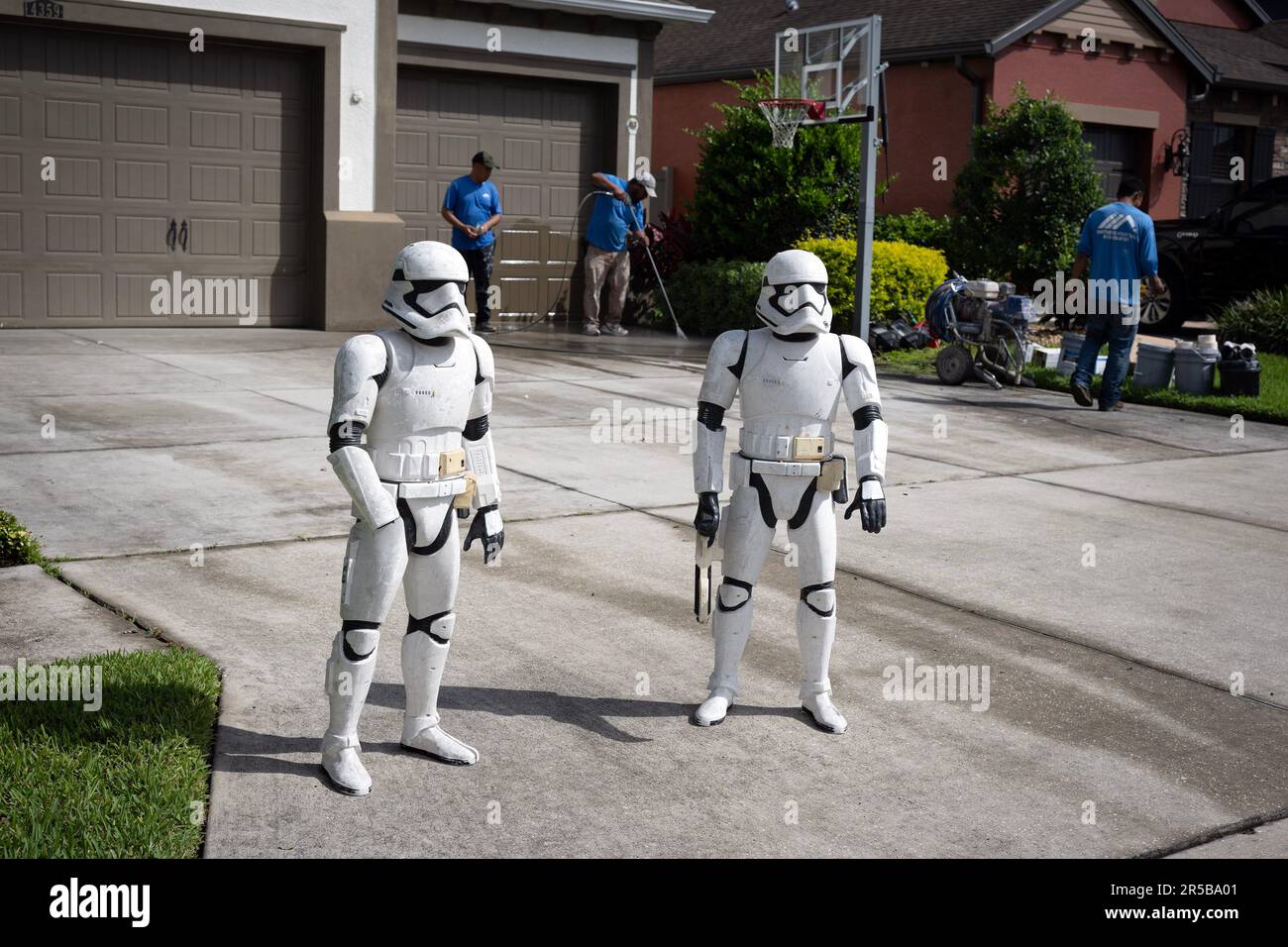 Stormtroopers stand guard hi-res stock photography and images - Alamy