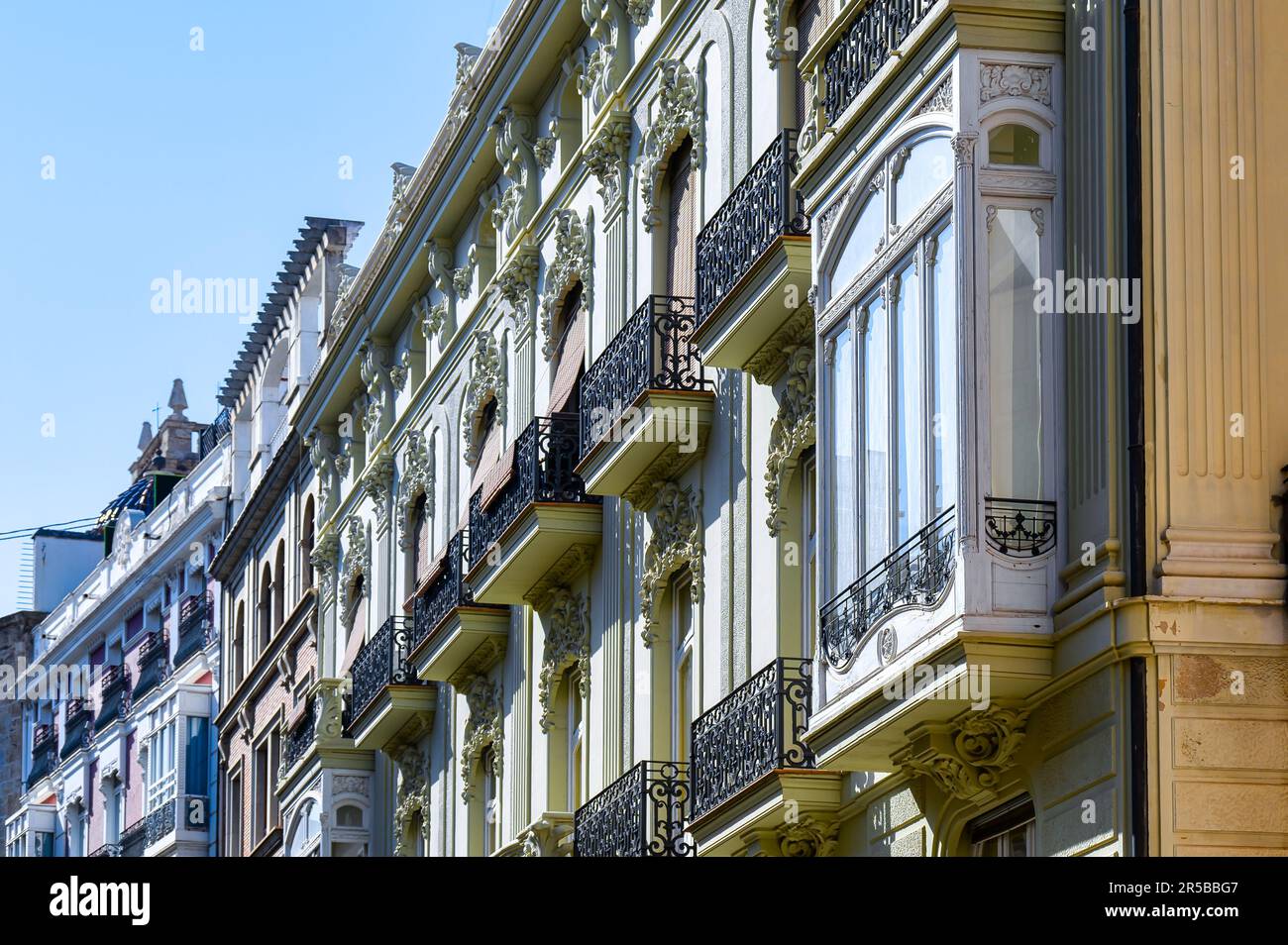 Balconies in architectural design hi-res stock photography and images ...