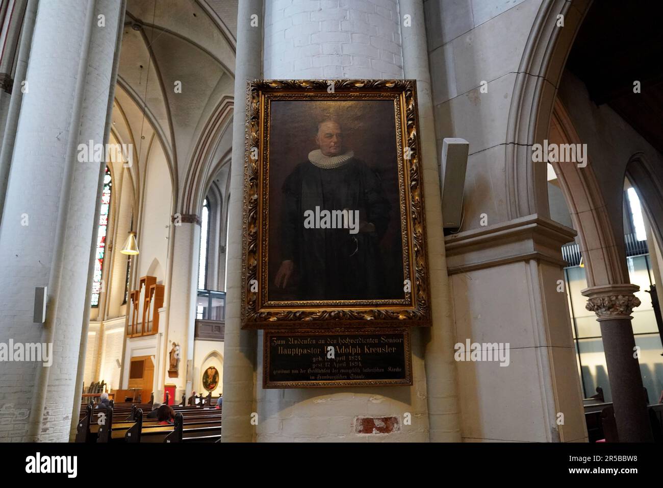 Hamburg, Germany. 02nd June, 2023. View of the damaged painting ...