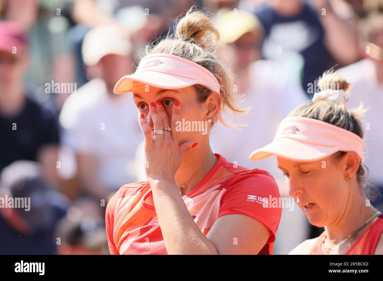 Paris, France. 02nd June, 2023. Belgian Elise Mertens pictured during a ...