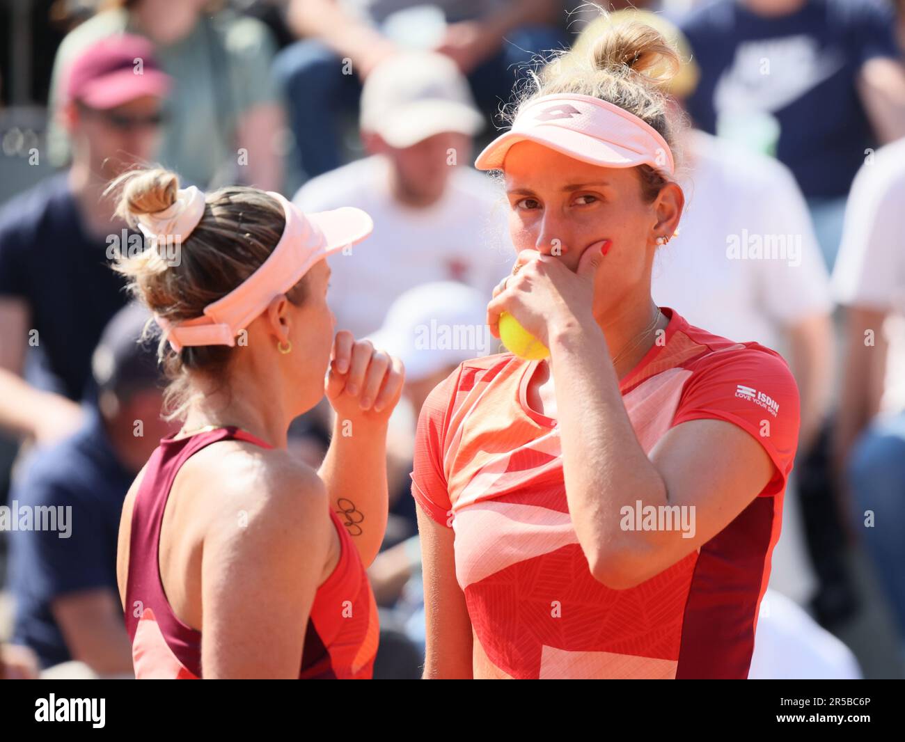 Paris, France. 02nd June, 2023. Australian Storm Hunter and Belgian ...