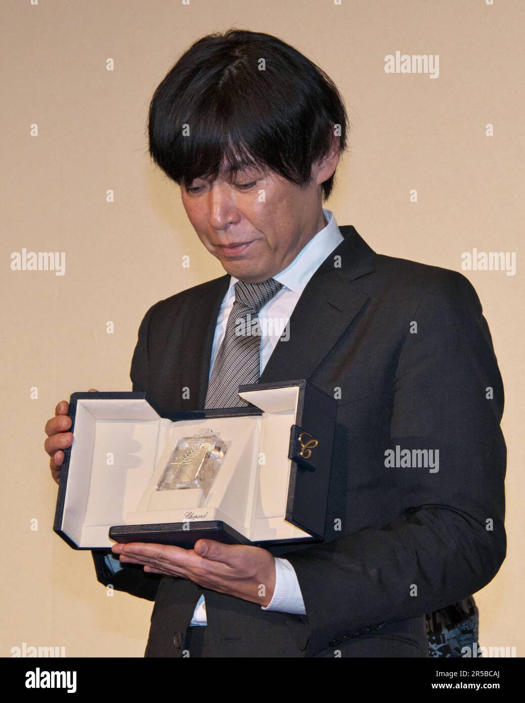 Tokyo, Japan. 02nd June, 2023. Screenwriter Yuji Sakamoto holds Best ...