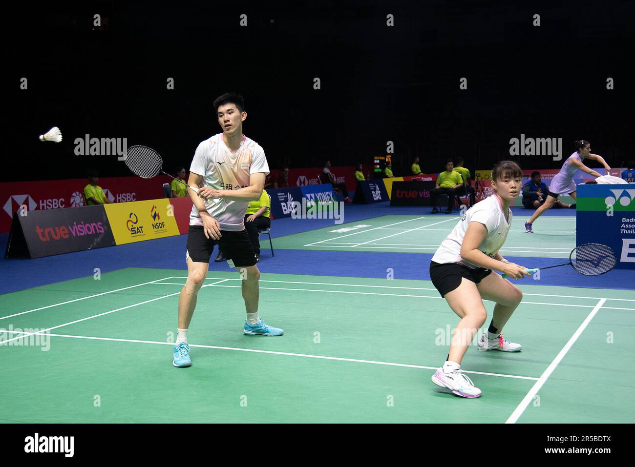 Bangkok, Thailand. 02nd June, 2023. Le Hong Wei (L) and Lee Chia Hsin ...