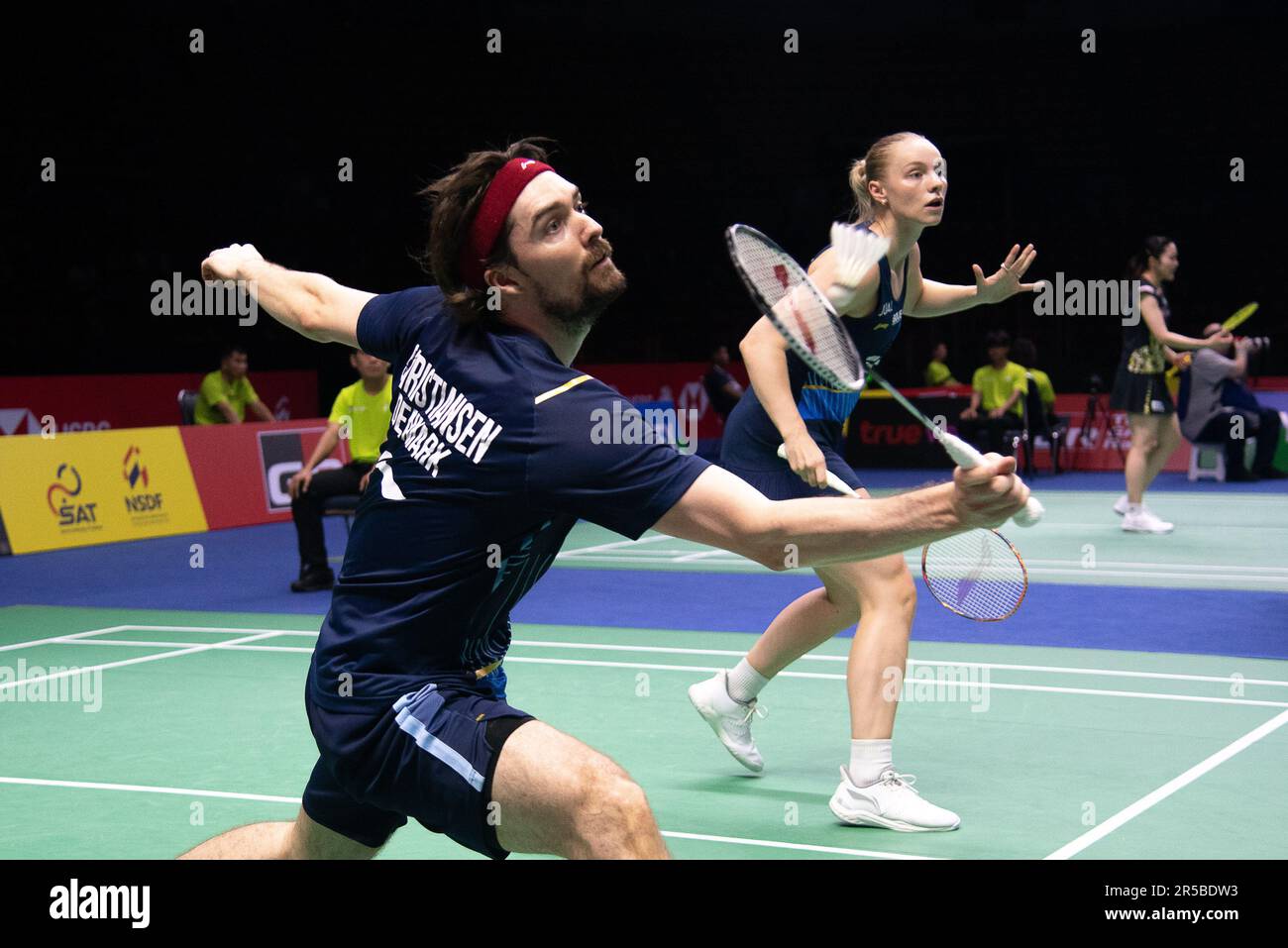 Bangkok, Thailand. 02nd June, 2023. Mathias Christiansen (L) and ...