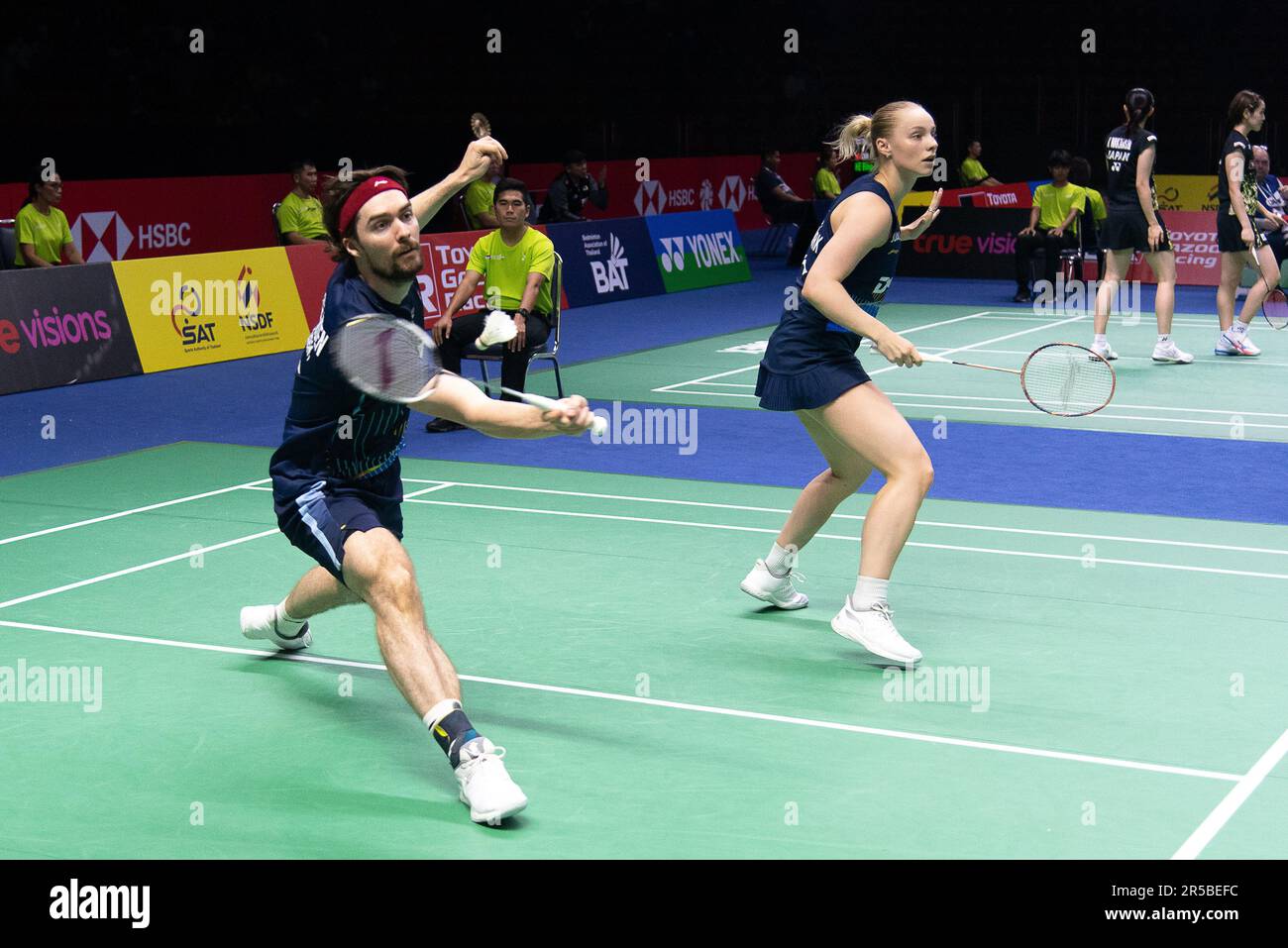 Bangkok, Thailand. 02nd June, 2023. Mathias Christiansen (L) and ...