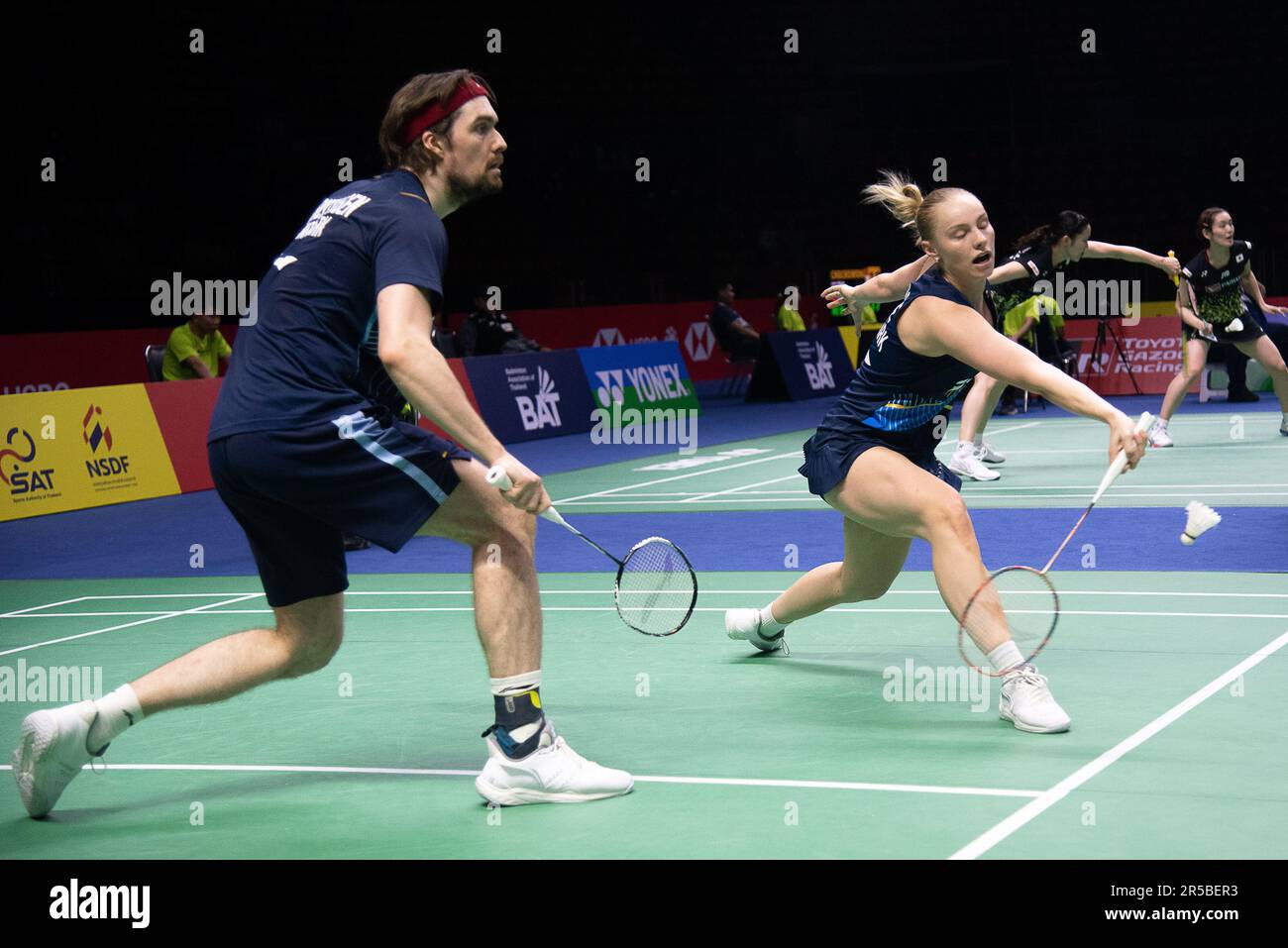 Bangkok, Thailand. 02nd June, 2023. Mathias Christiansen (L) and ...