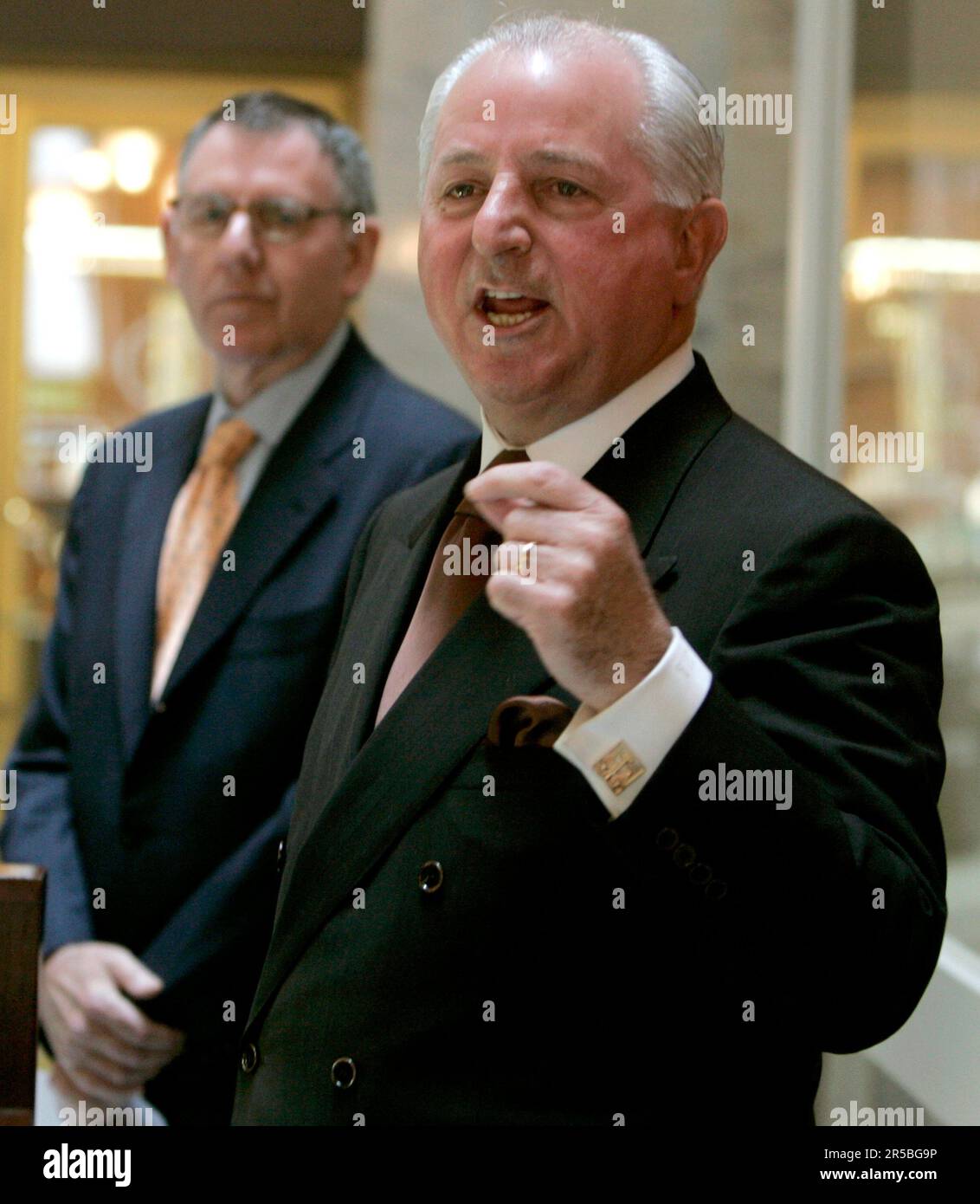 Attorney Joseph Alioto (right) and his client Clint Reilly (left ...