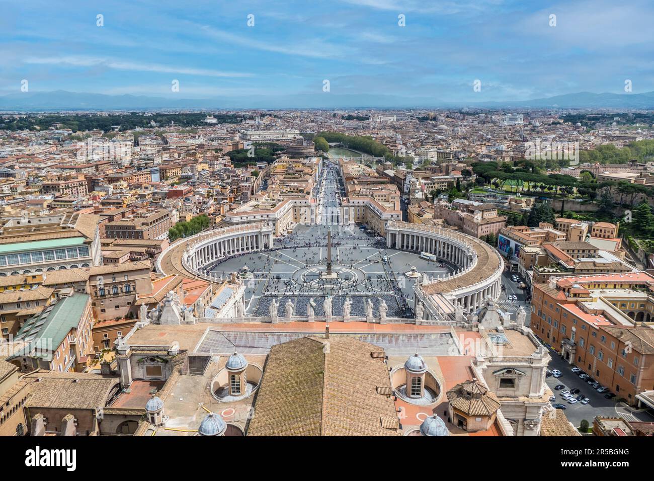 Aerial view of the vatican hi-res stock photography and images - Alamy