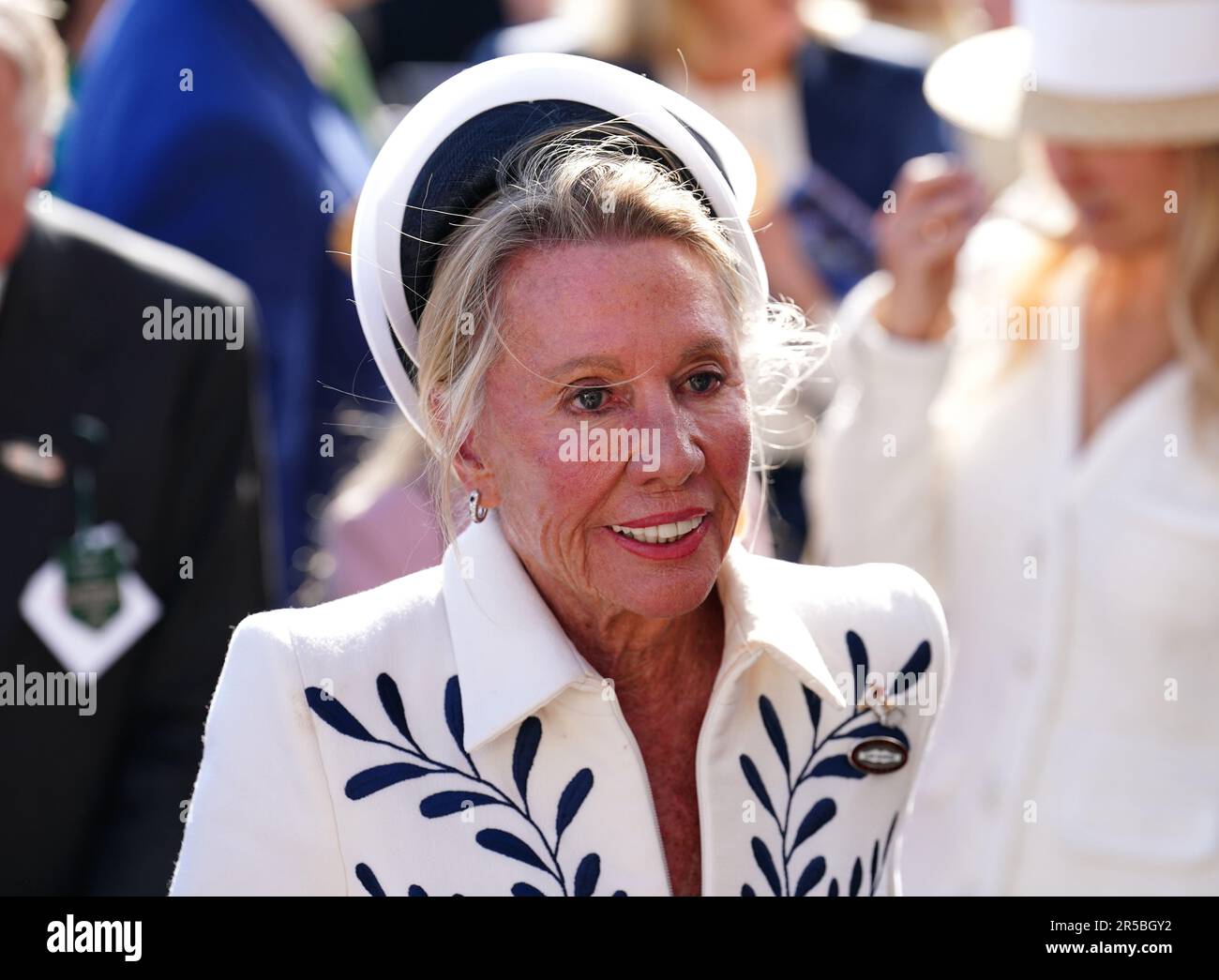 Soul Sister owner Lady Bamford during ladies day of the 2023 Derby ...