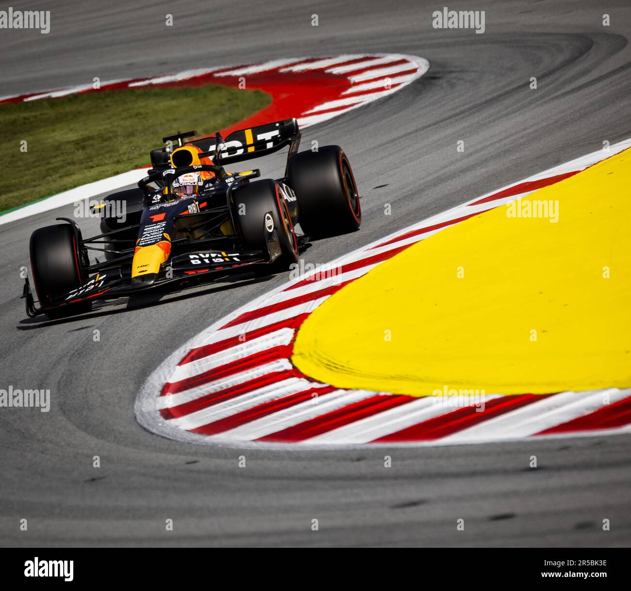 BARCELONA - Max Verstappen (Red Bull Racing) during the 2nd free ...