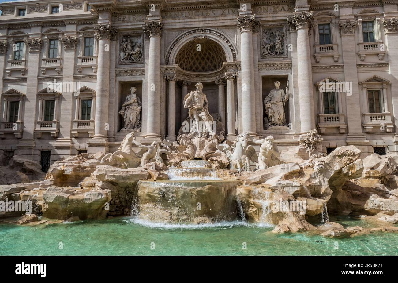 The famous Fountain of Trevi in Rome Stock Photo - Alamy