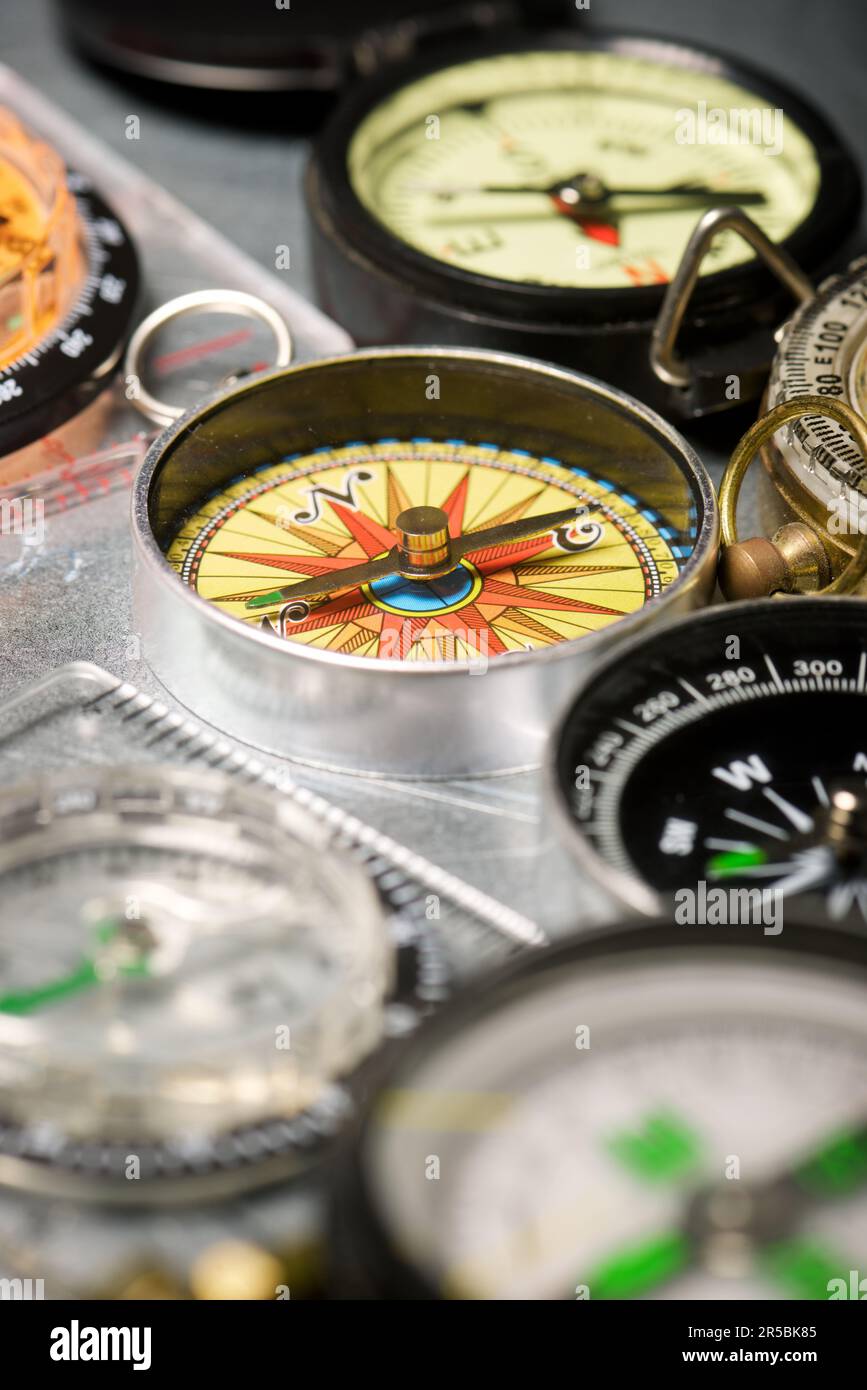 Compasses magnetic field hi-res stock photography and images - Alamy