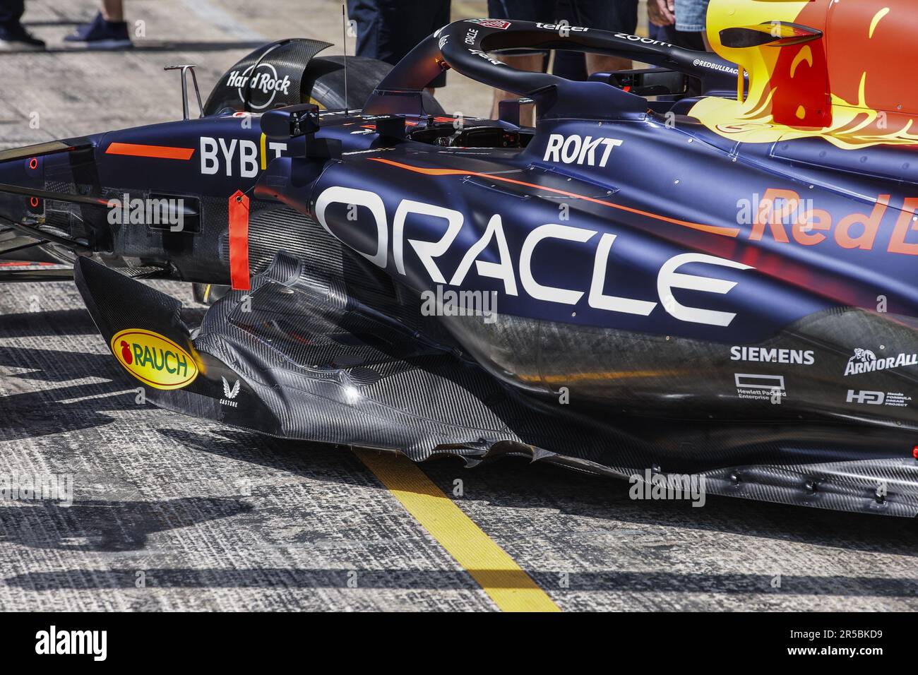 Red Bull Racing RB19, mechanical detail sidepod aerodynamism ...