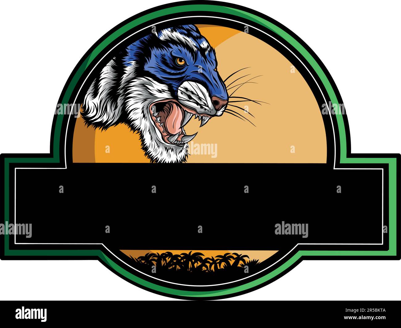 Tiger leaf logo hi-res stock photography and images - Alamy