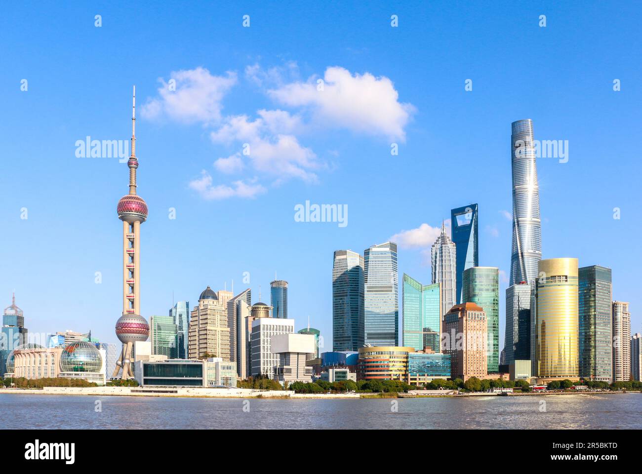 The Iconic Shanghai Skyline featuring modern buildings of the Lujiazui ...