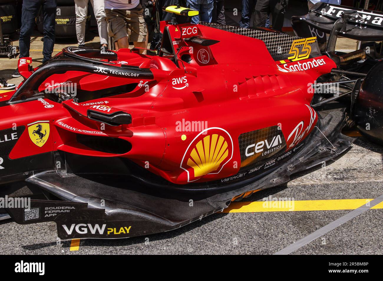 Spain. 02nd June, 2023. June 2, 2023, Spain: Scuderia Ferrari SF-23 ...