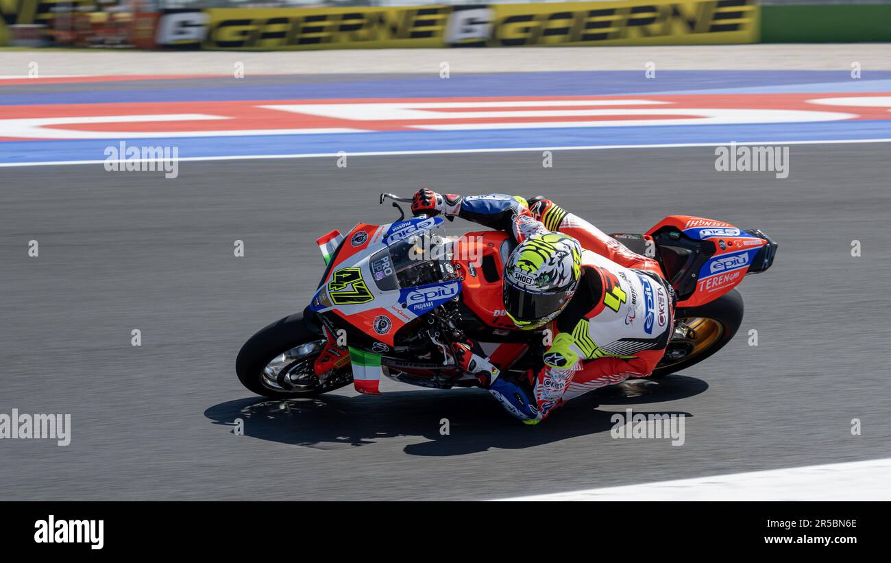 NÂ°47 Alex Bassani ITA Ducati Panigale V4R Motocorsa Racing during ...