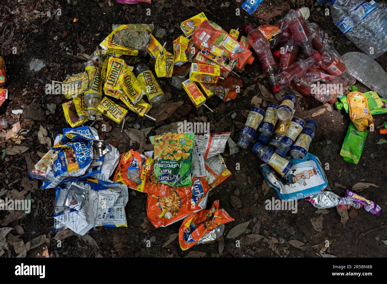 GANGTOK, INDIA - MAY 29: Students collects trash during The Himalayan ...