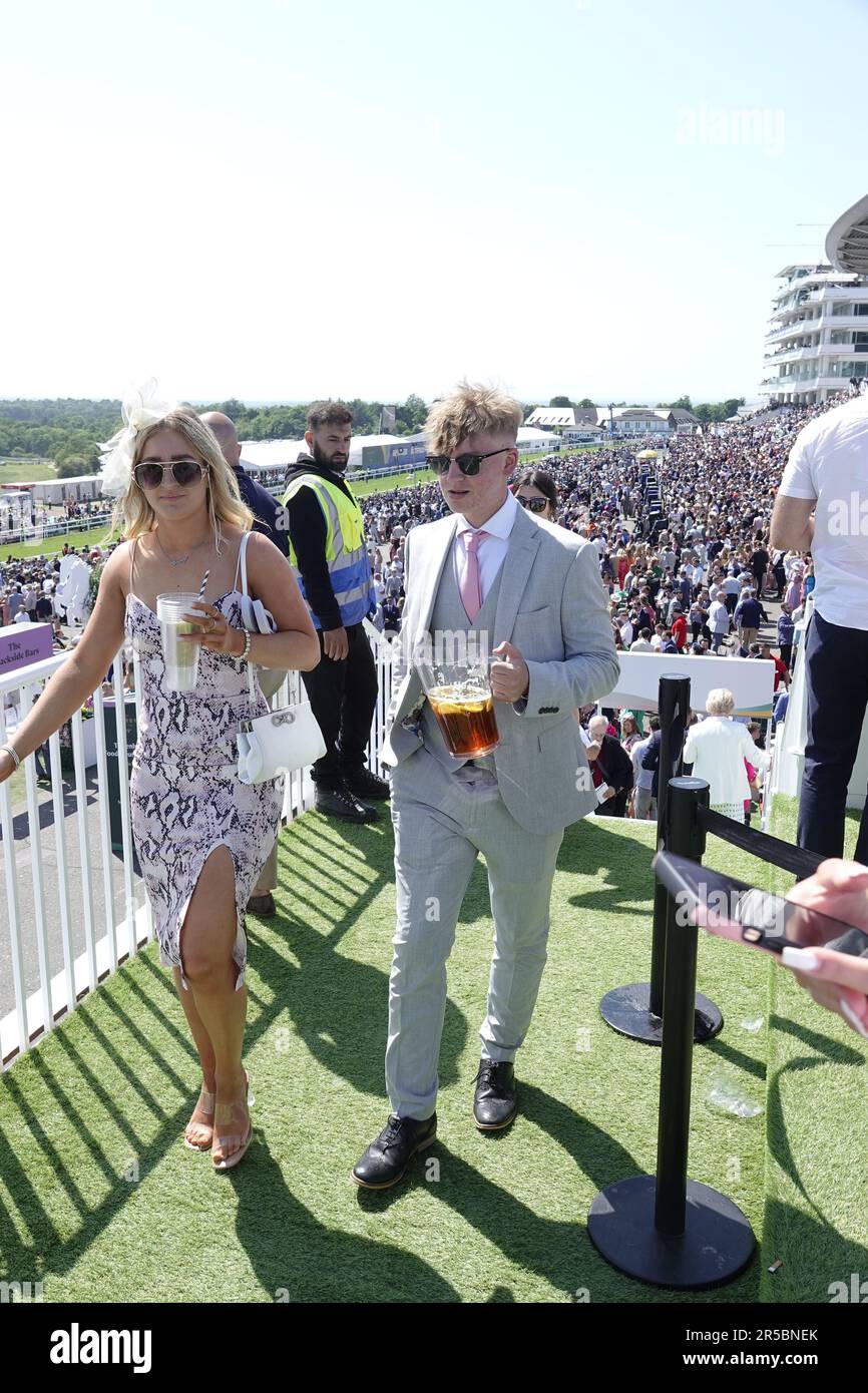 Epsom, Surrey, UK. 2nd June, 2023. Scenes at the Betfred Oaks, during ...