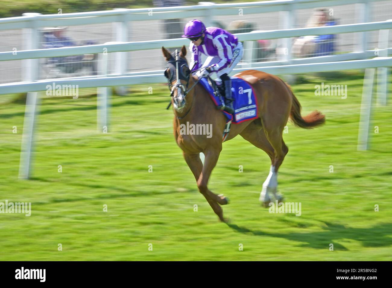 Epsom, Surrey, UK. 2nd June, 2023. Scenes at the Betfred Oaks, during ...