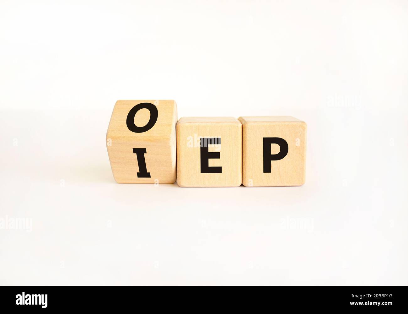 IEP or OEP symbol. Concept words IEP initial enrollment period OEP open ...
