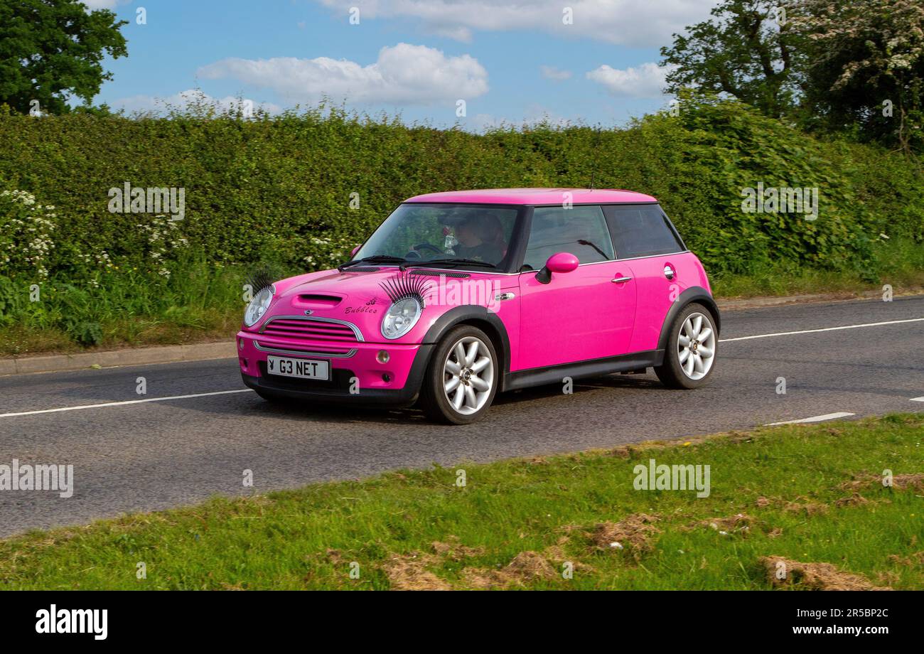 Mini Cooper S pink Classic vintage car, Yesteryear motors en route to ...