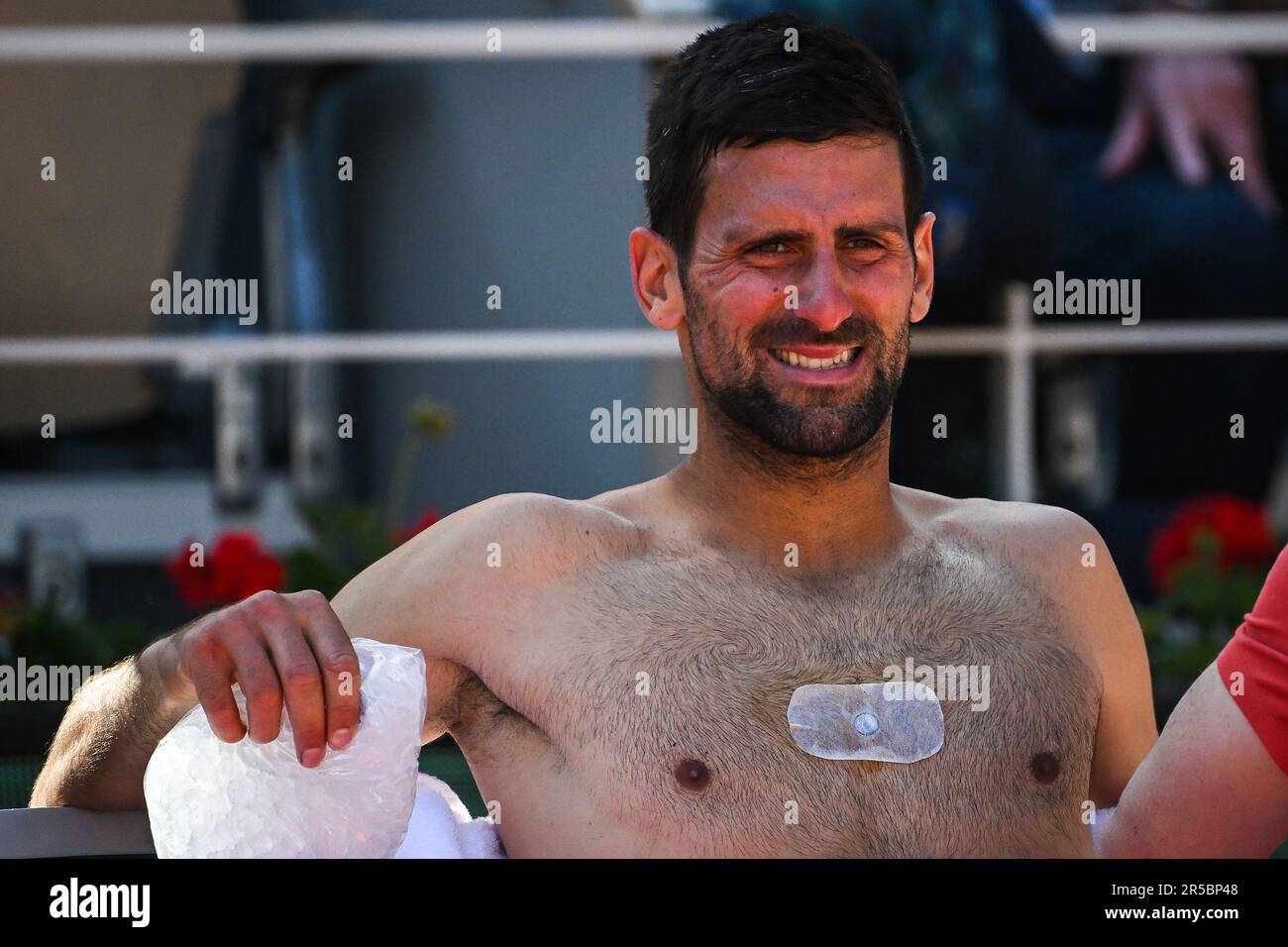 Novak DJOKOVIC of Serbia during the sixth day of Roland-Garros 2023 ...