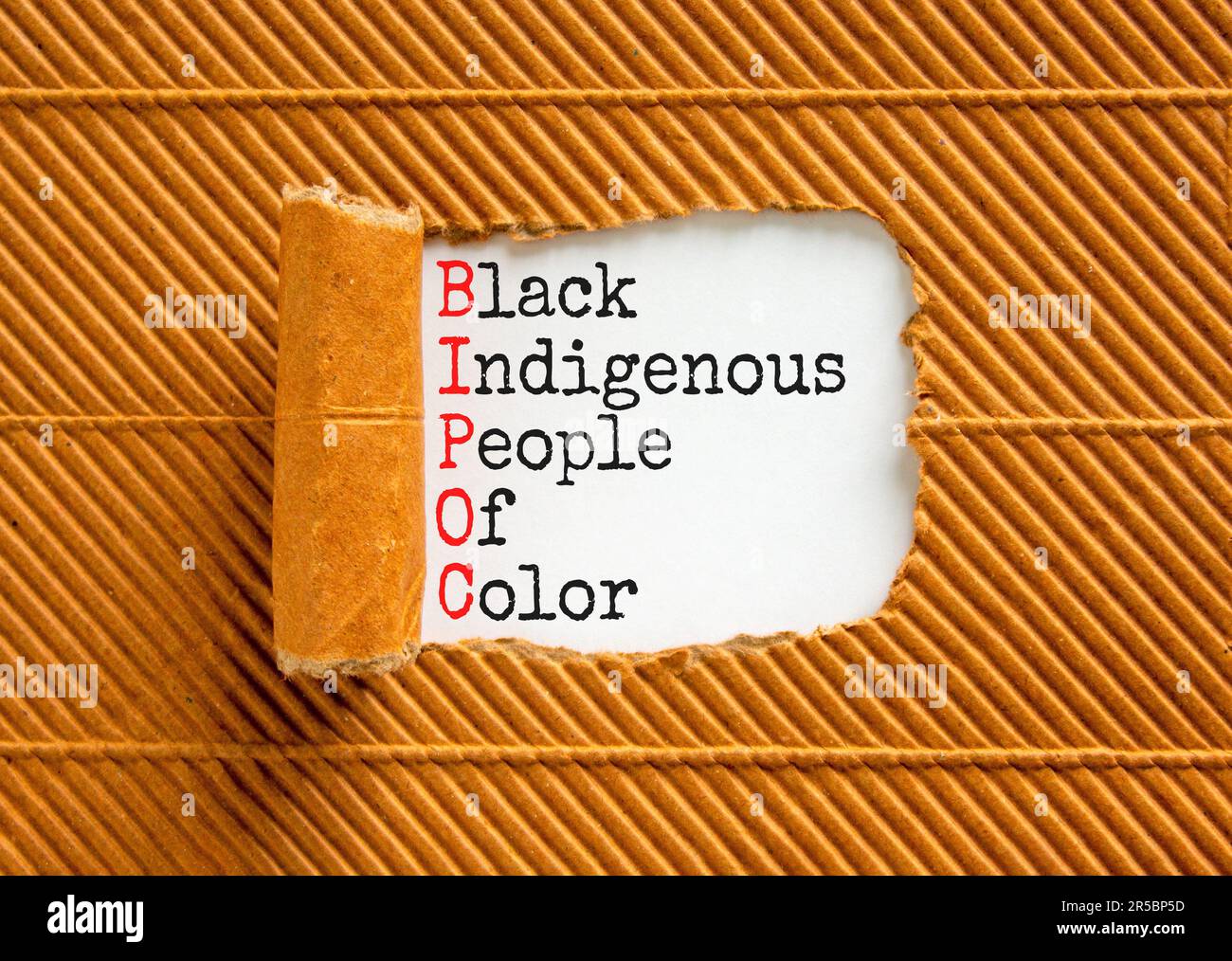 BIPOC black indigenous people of color symbol. Concept words BIPOC ...