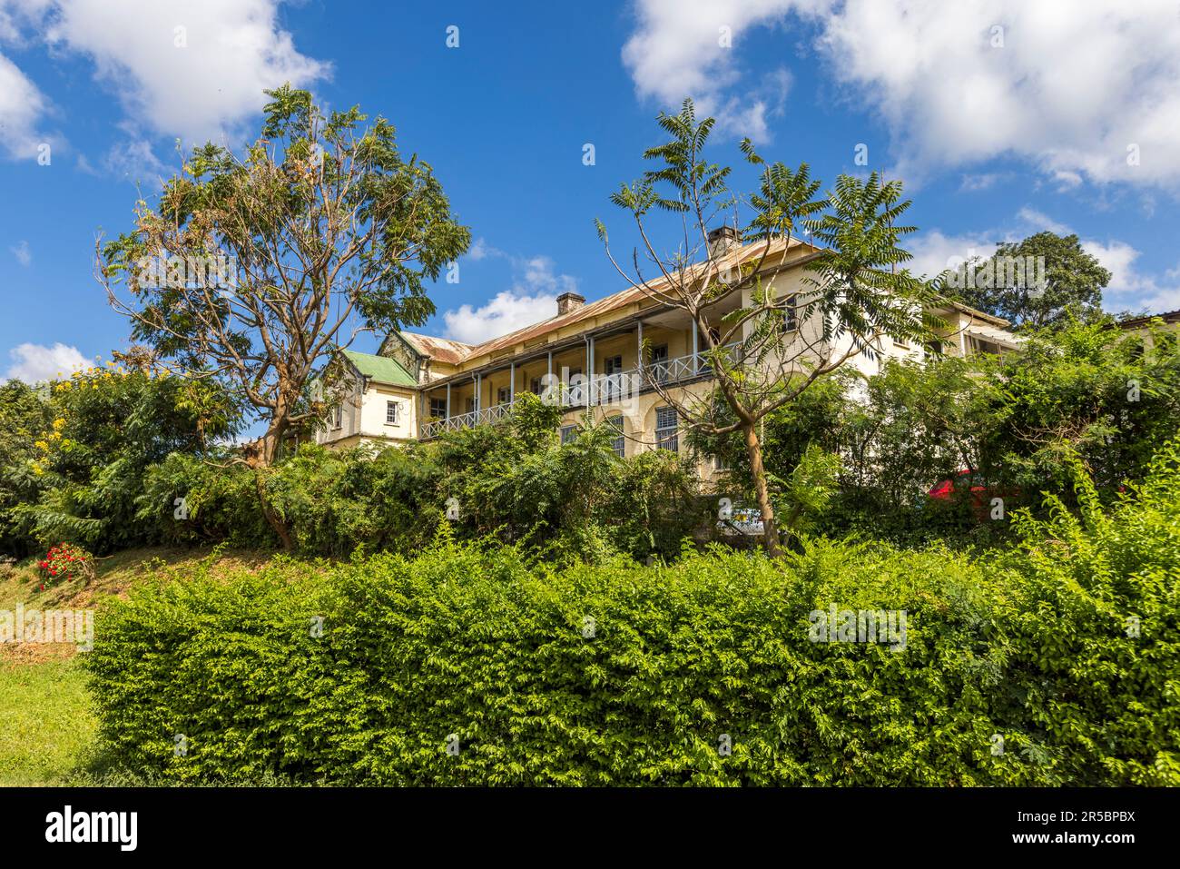 Colonial buildings in Zomba, Malawi Stock Photo - Alamy