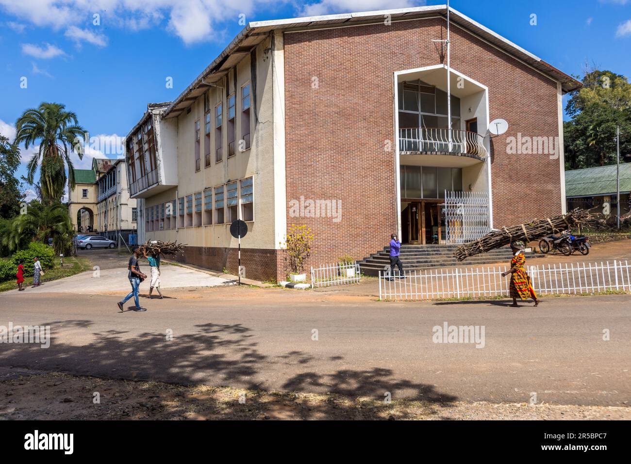 Colonial buildings in Zomba, Malawi Stock Photo - Alamy
