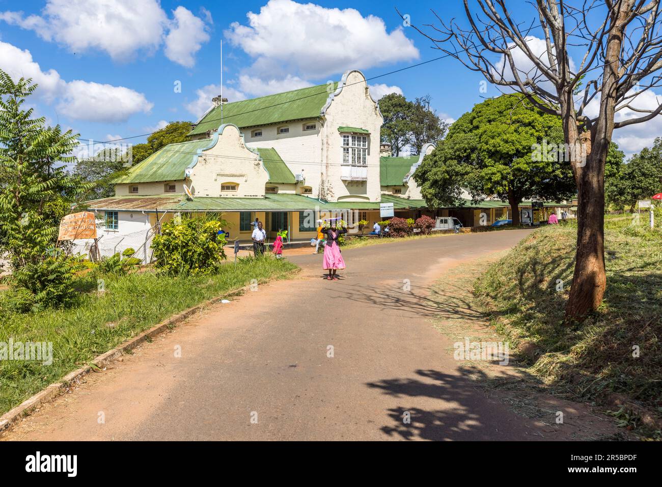 Colonial buildings in Zomba, Malawi Stock Photo - Alamy